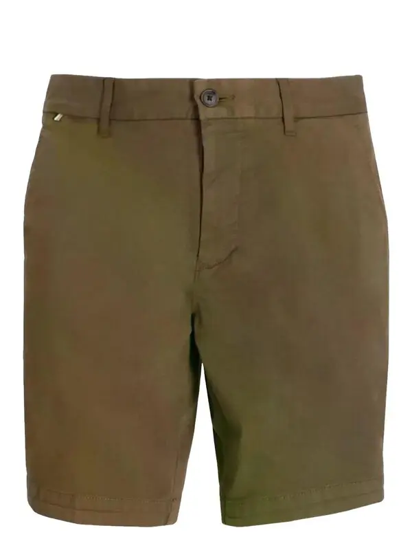 BOSS Tailored Chino Shorts - Green