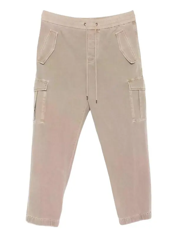 JAMES PERSE Terry Cargo Trousers - Neutrals