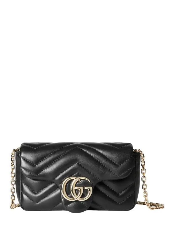 Gucci Gg Marmont Shoulder Bag - Black