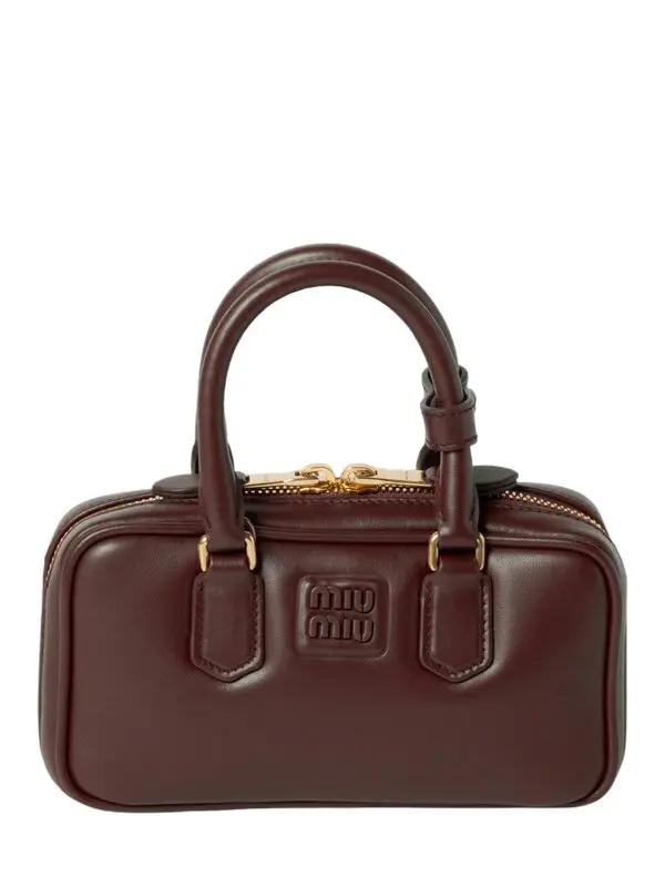 Miu Miu Arcadie Leather Mini-bag - Briarwood