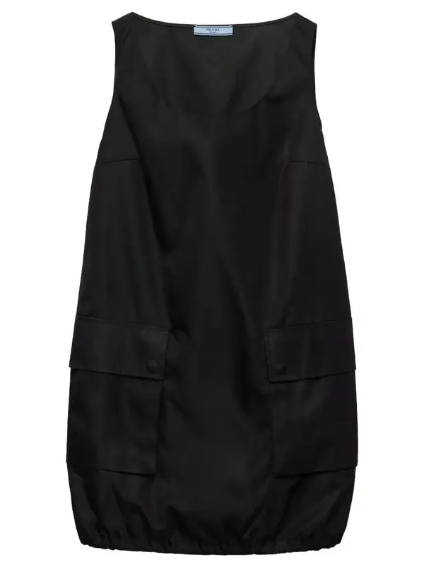 Prada Sleeveless Mini Dress - Black