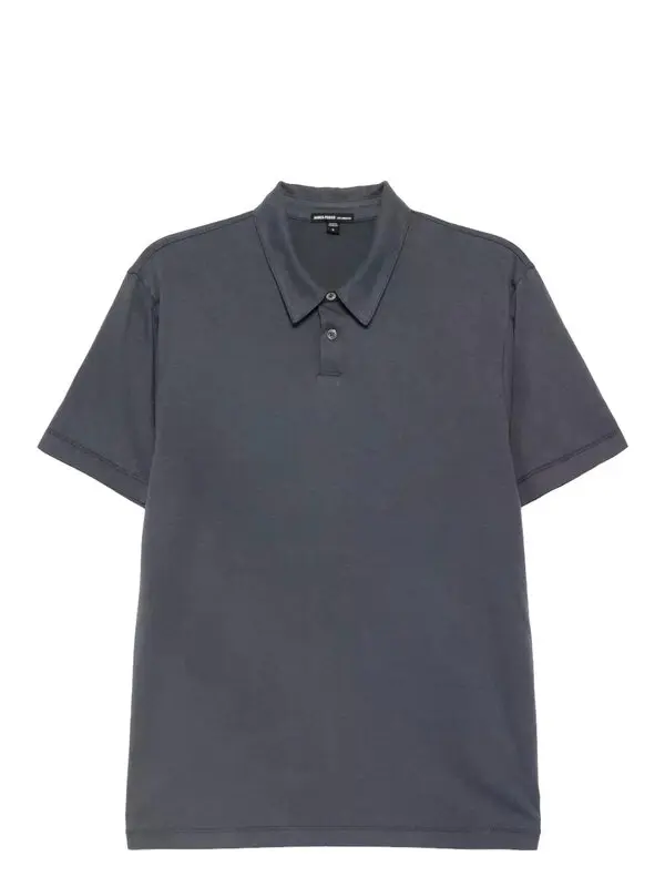 JAMES PERSE Brushed Lotus Polo Shirt - Blue