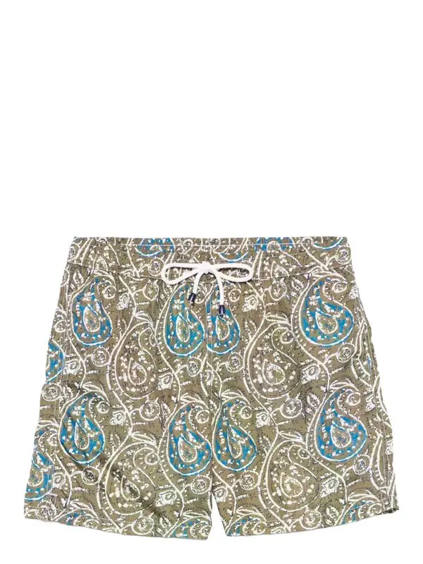 ROSI Paisley-print Swim Shorts - Green