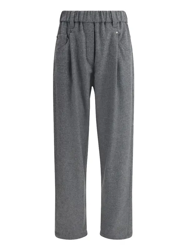 Brunello Cucinelli Wool Pants - Grey