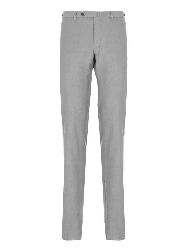 Incotex Virgin Wool Trousers - Grey
