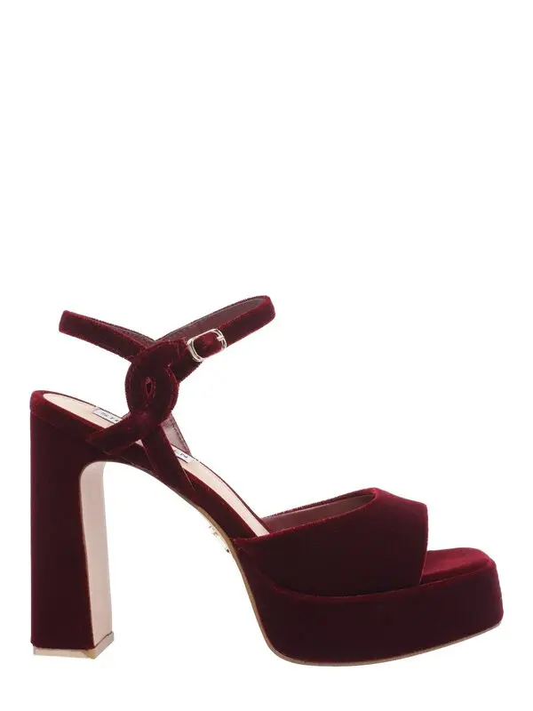 Steve Madden Miliana Pump Sandals - Red