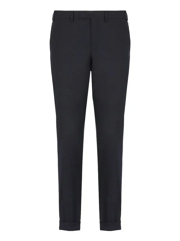 PT TORINO Virgin Wool Trousers - Blue
