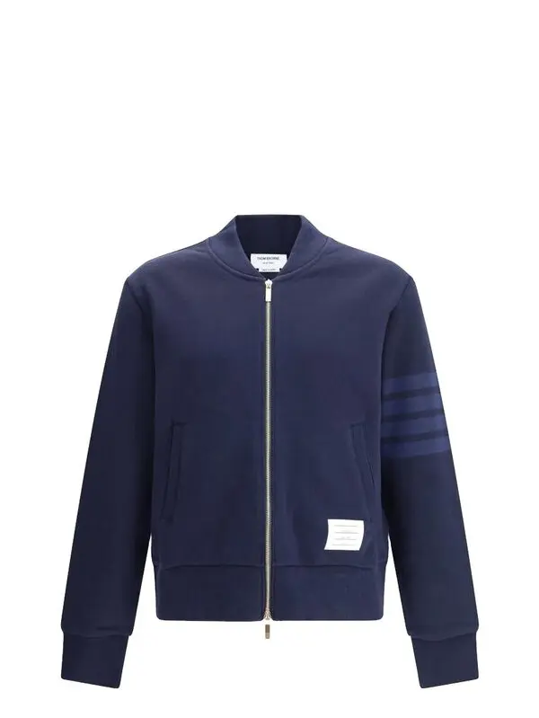 Thom Browne Classic Loop Back Sweatshirt - Blue