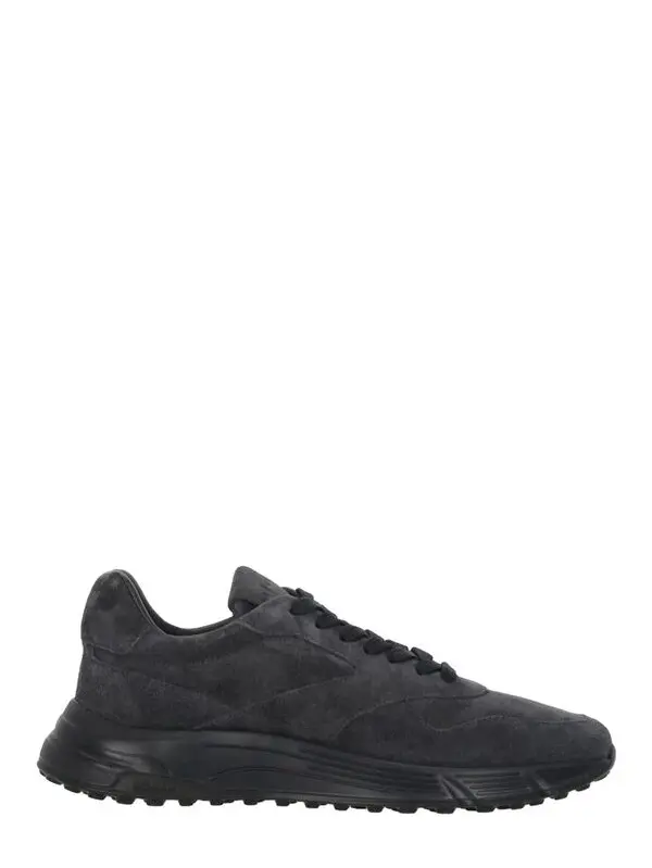 Hogan Suede Leather Sneakers - Black