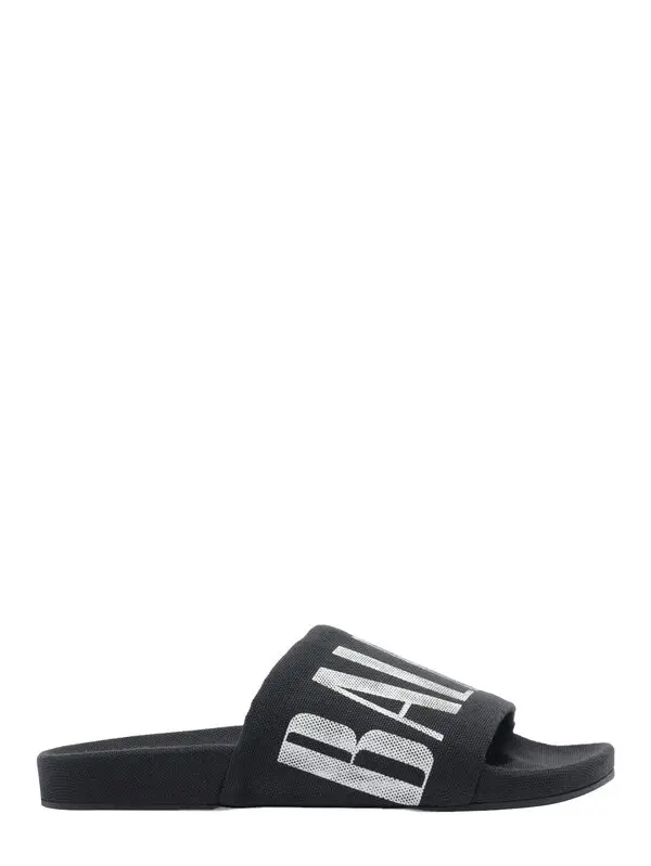 Balenciaga Slide Sandals - Black