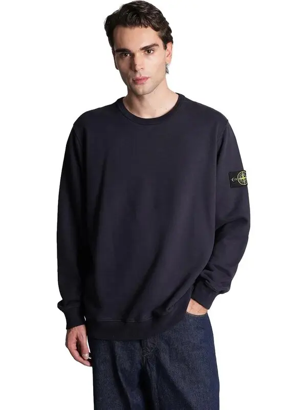 Stone Island Cotton Sweatshirt - Blue