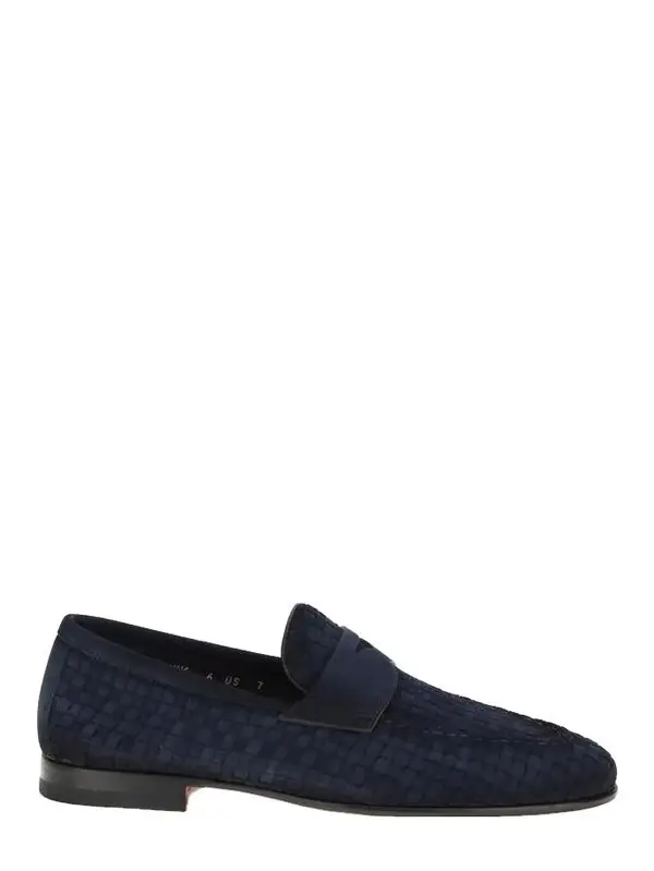 Santoni Carlo Penny Loafers - Blue