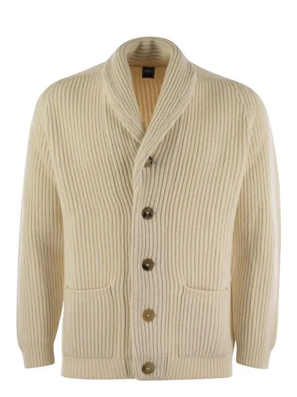 Fedeli Pure Cashmere Cardigan - Beige