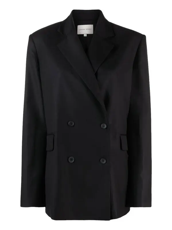 Loulou De Saison Double-breasted Blazer - Black