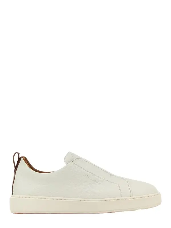 Santoni Victory Leather Sneakers - White