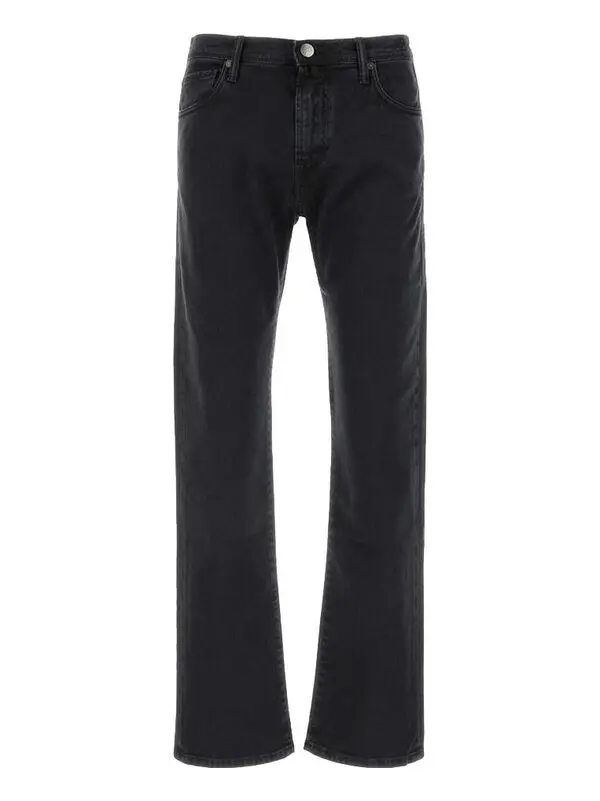 Incotex Stretch Denim Jeans - Black