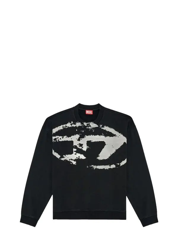 Diesel Cotton Sweatshirt - Black