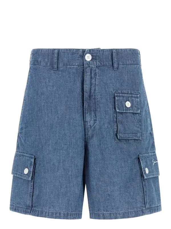 Givenchy Denim Bermuda Shorts - Blue