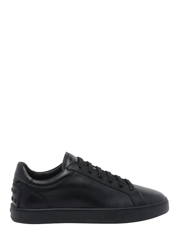 TOD'S Leather Sneakers - Black