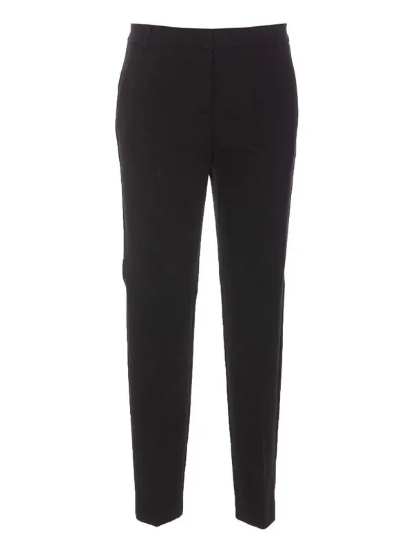 Pinko Bello Stretch Viscose Trousers - Black