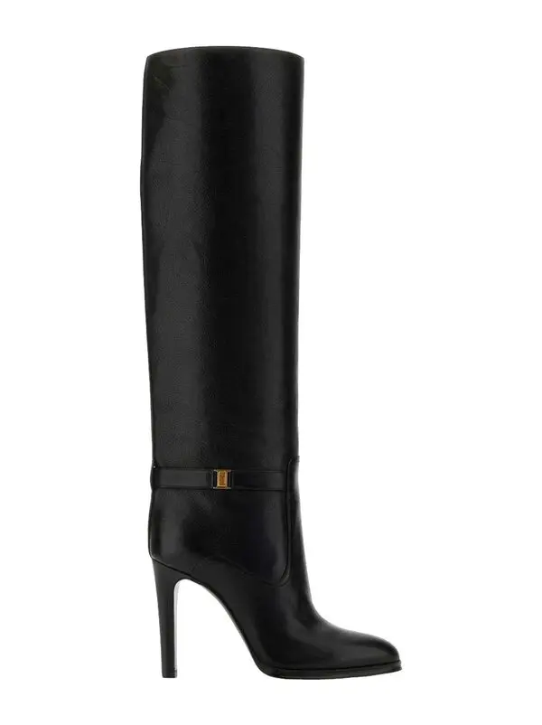 Saint Laurent Diane Leather Boots - Black