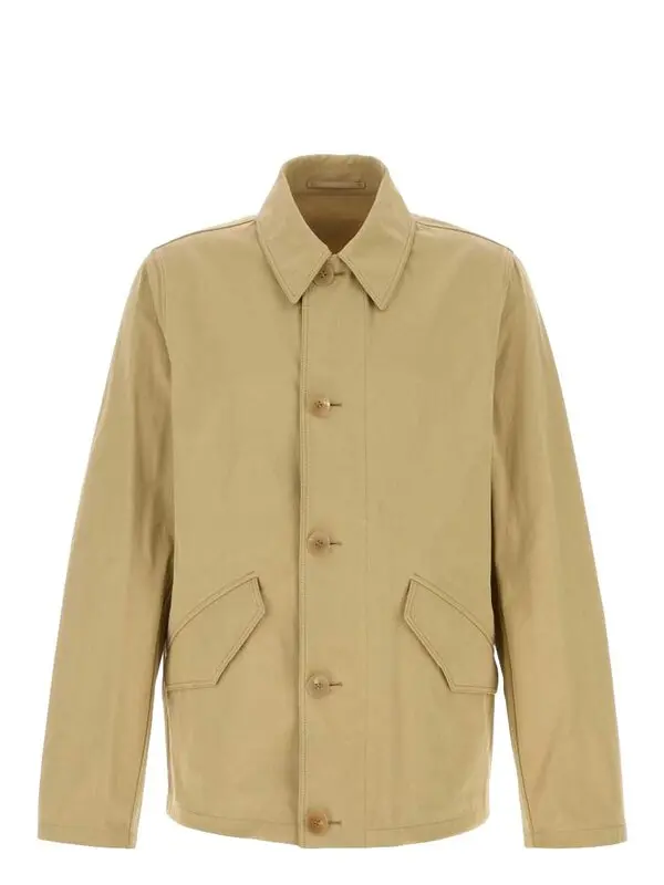 Prada Cotton Jacket - Beige O Tan