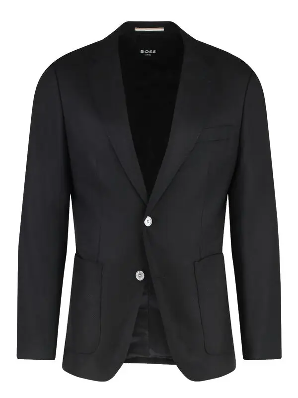 BOSS Single-breasted Two-button Jacket - Black