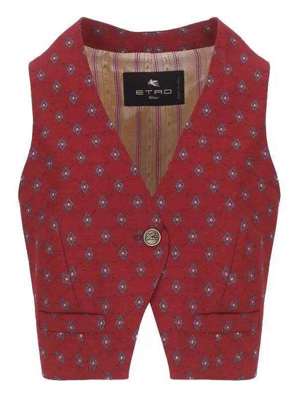 Etro Gilet - Red