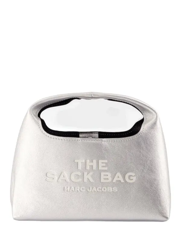 Marc Jacobs Mini Sack Handbag - Silver