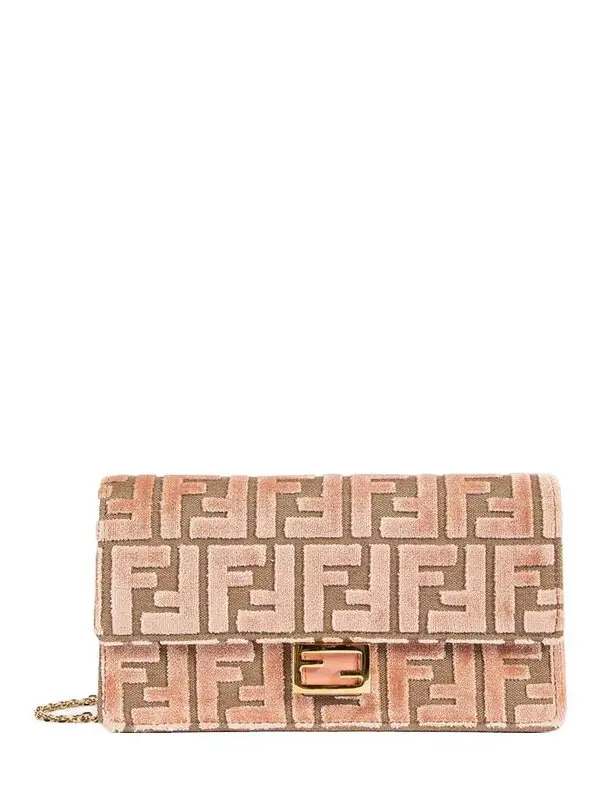 Fendi Chain Pouch - Beige