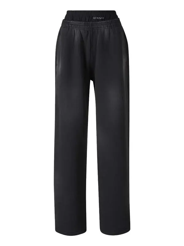 Alexander Wang Cotton Insert Joggers - Straight Jeans