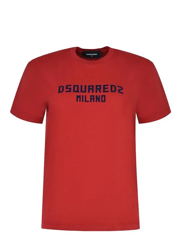 Dsquared2 Logo Lettering T-shirt - Red