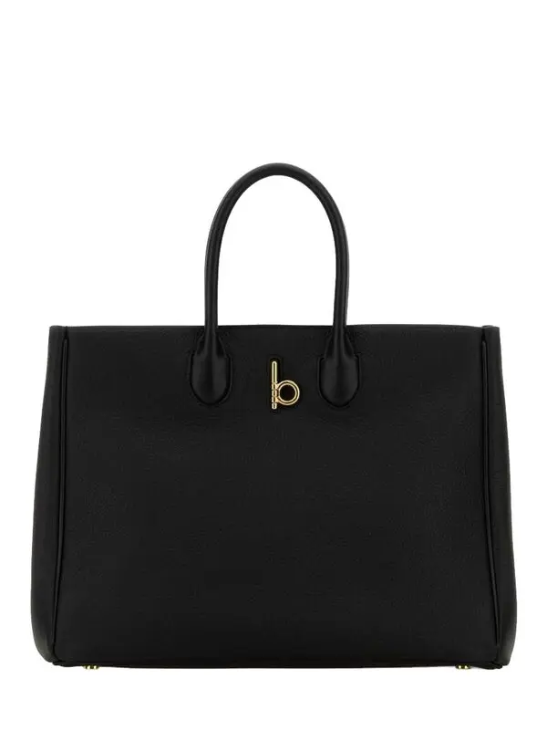 Burberry Ll M Rocking Horse Tote Lgl - Black