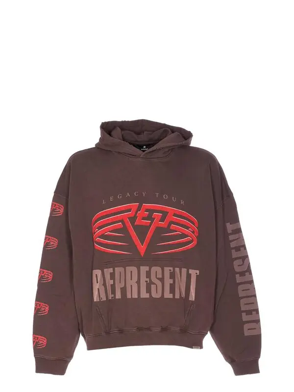 REPRESENT Living Hoodie - Brown