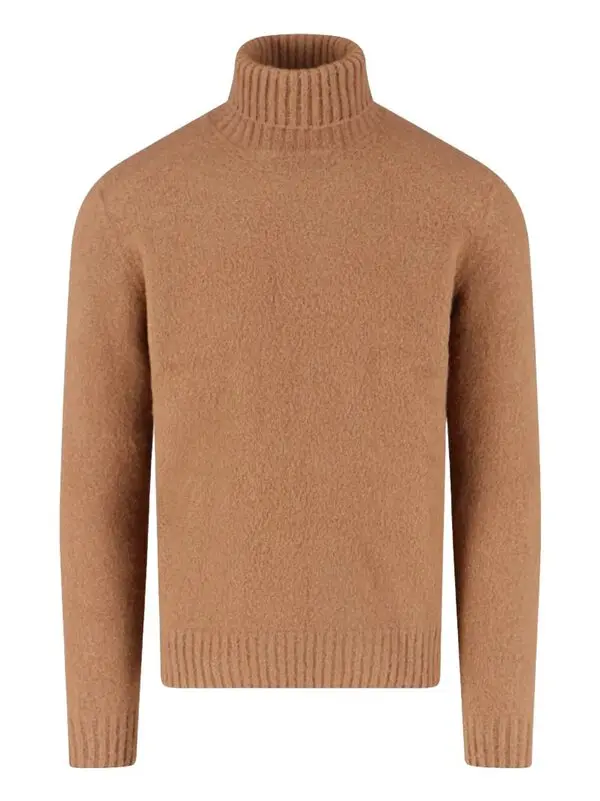 DRUMOHR Lambswool Sweater - Brown