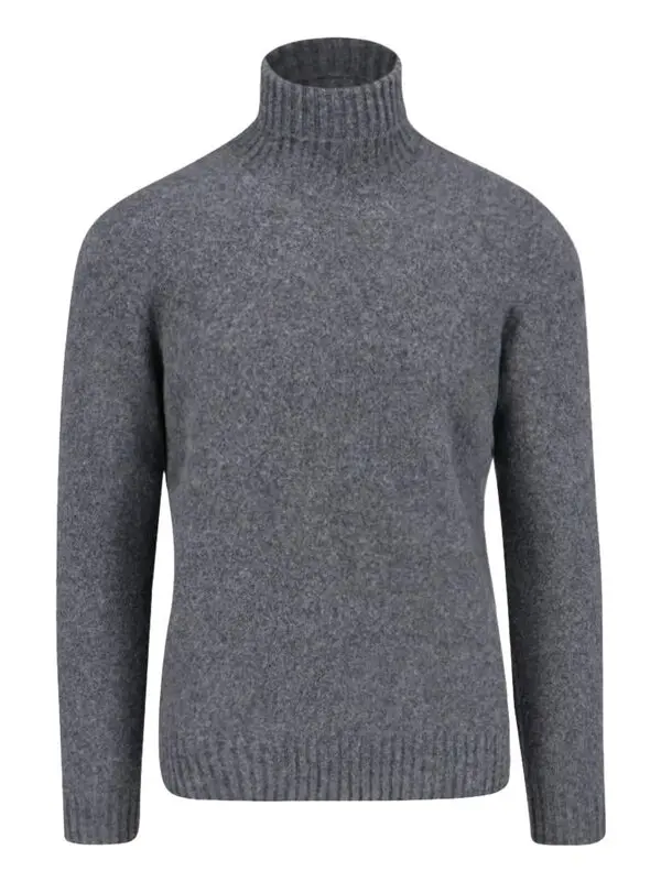 DRUMOHR Lambswool Sweater - Grey