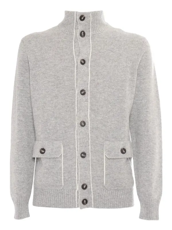 KANGRA Knitted Jacket - Gray