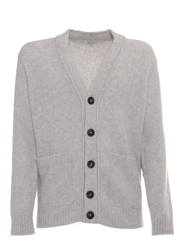 KANGRA Cardigan With Pockets - White
