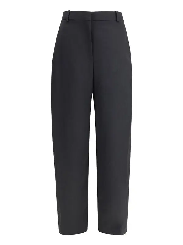 Givenchy Grain De Poudre Wool Tailored Pants - Black
