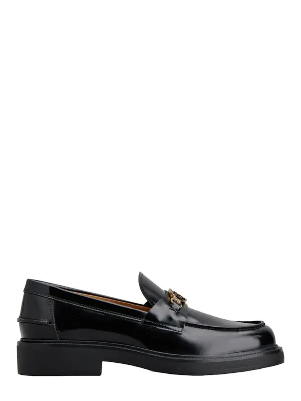 TOD'S Loafers With Clamp And Oval Logo - Black