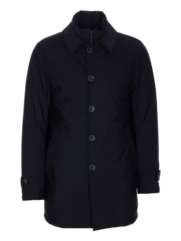 Herno Padded Raincoat - Blue