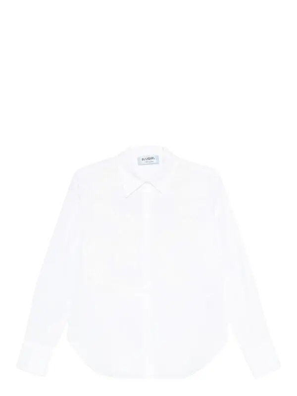 Blumarine Cotton Shirt - White
