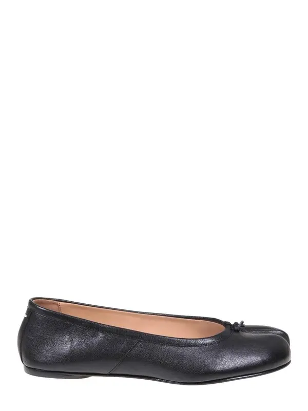 MAISON MARGIELA Leather Ballerinas - Black