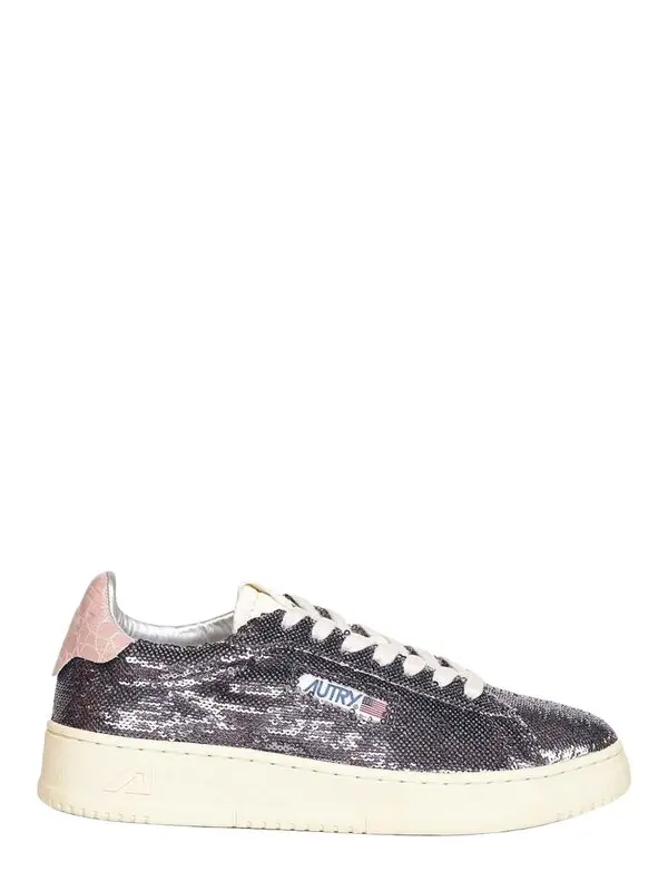 AUTRY Dallas Sequined Sneakers - Pink