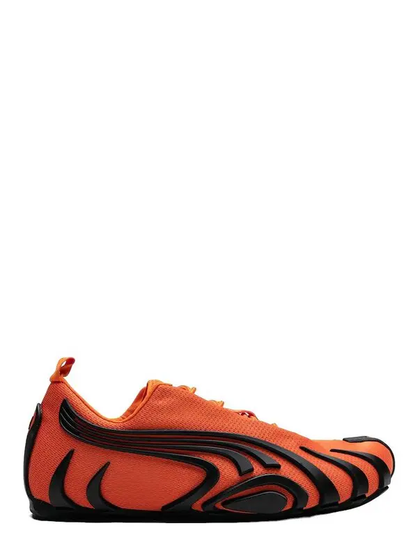 PUMA Mesh Lace-up Trainers - Orange