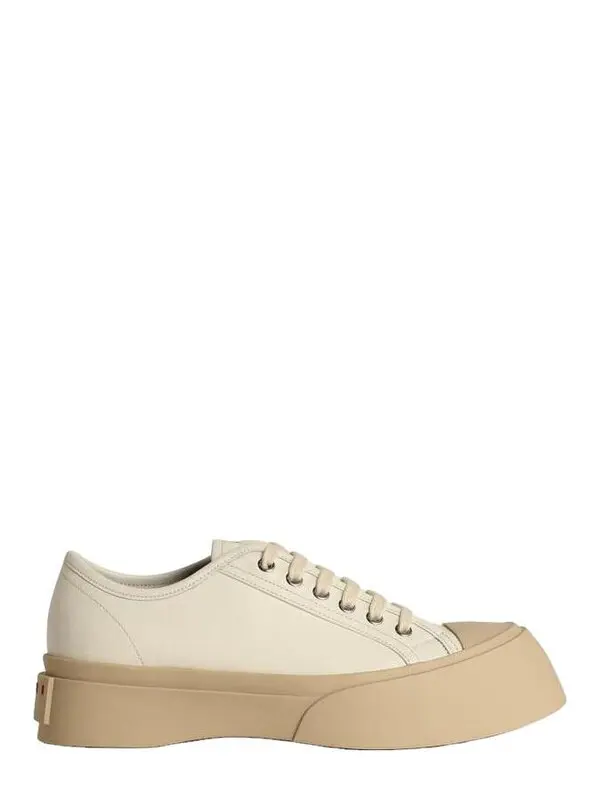 Marni Leather Sneakers - White