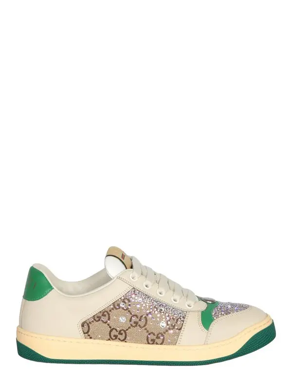 Gucci Screener Sneakers - Beige