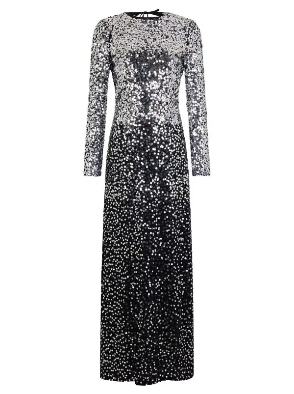 Rabanne Sequined Maxi Dress - Black