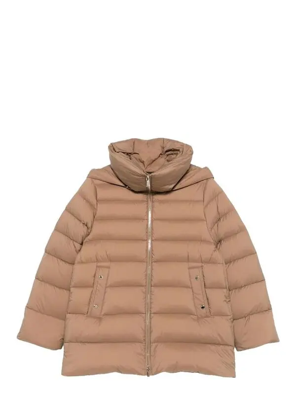 MOORER Natalia-s3 Quilted Jacket - Beige