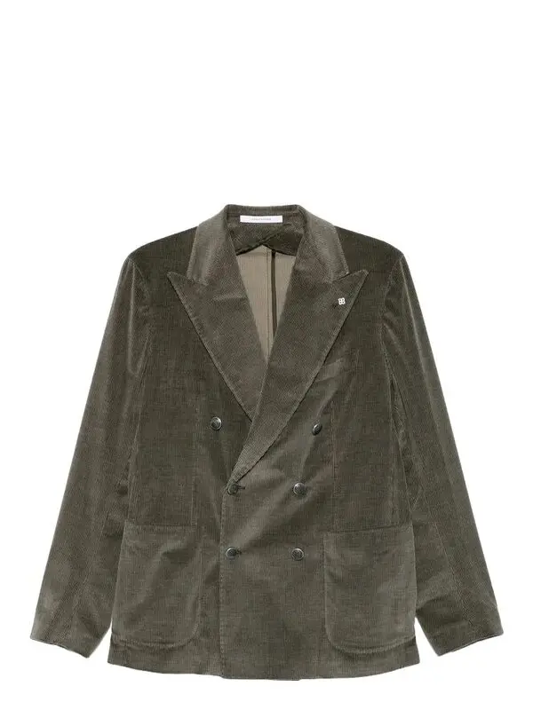 Tagliatore Corduroy Jacket - Green